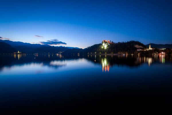 A photo gallery with landscape photos of Lake Bled in Slovenia