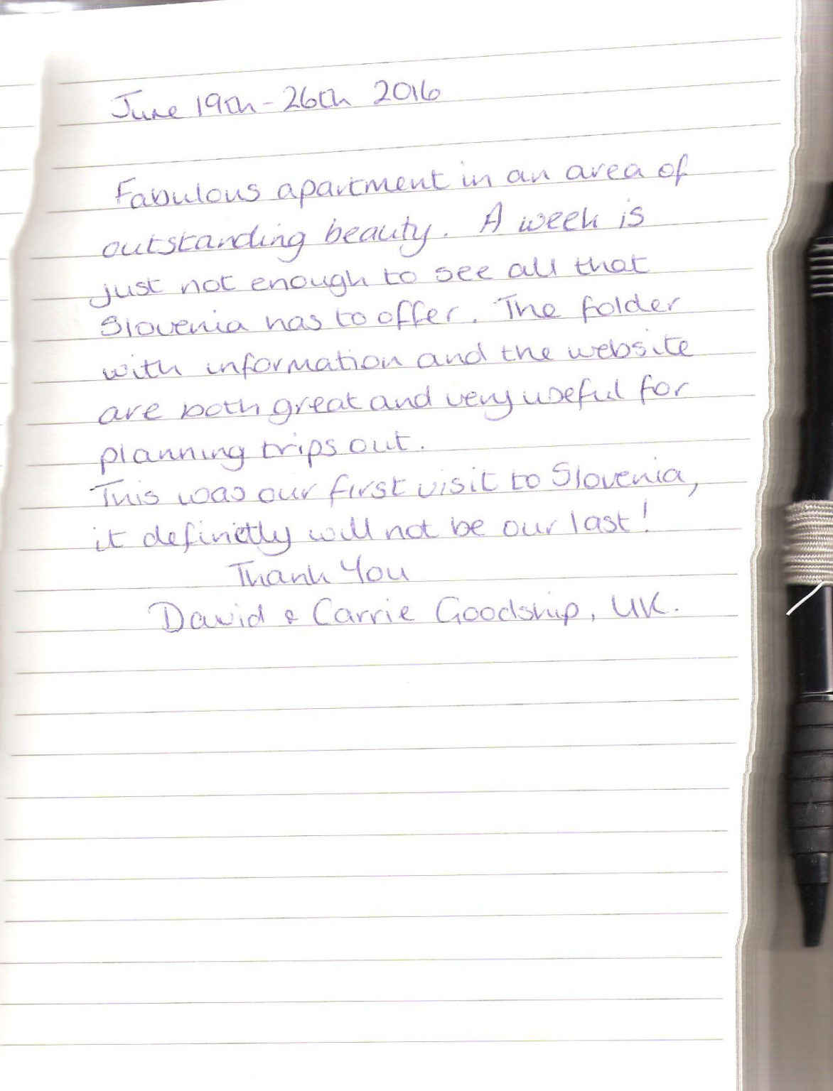 Guest Book Entries - Year 2016 - Superior Apartment With 3 Balconies